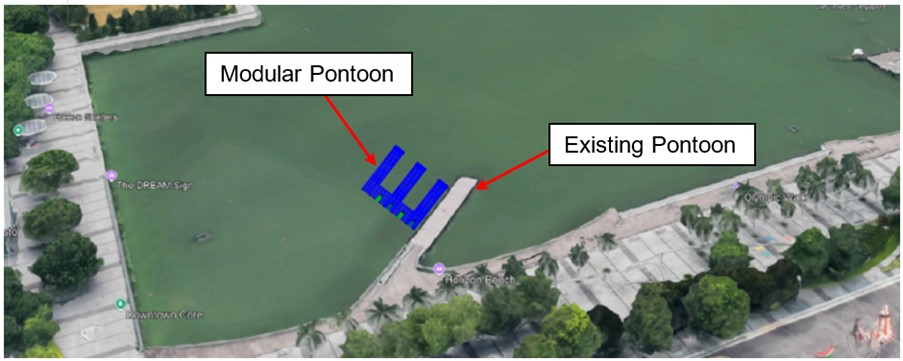 Installation Of Modular Pontoon at Passion Wave Outpost at Bayfront ...